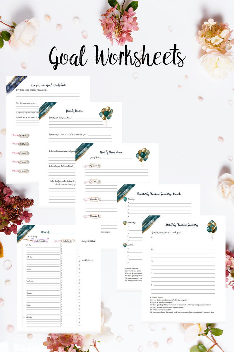 Goal Achievement Binder| TheHousewifeModern